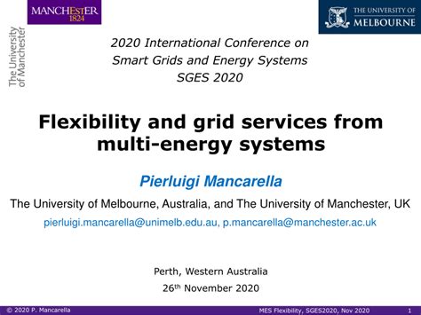 Pdf Flexibility And Grid Services From Multi Energy Systems Keynote Presentation At The