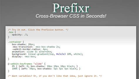 Top Free CSS3 Code Generators