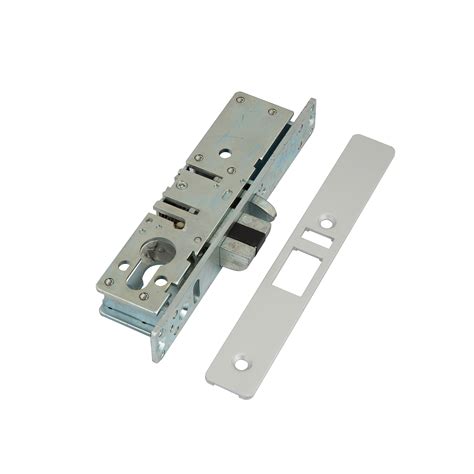 2000 30 Euro Profile Cylinder Deadlatch Lock Complete With Faceplate For Aluminium Doors