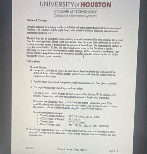 COLLEGE O TECHNOLOGY Computer Information Systems Chegg