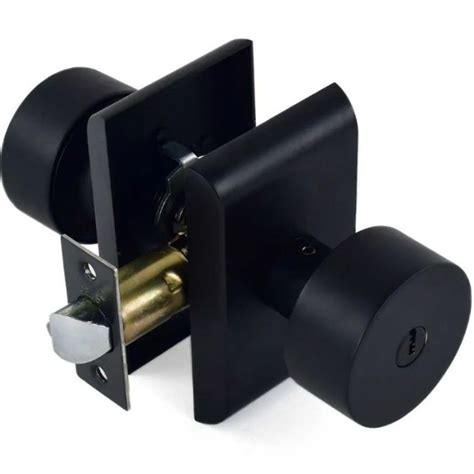 Cerradura de perilla P Recámara santa fe negro 89560 Yale