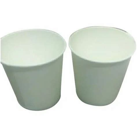 White Plain 170 Ml Paper Glass For Dinking Water At Rs 048piece In