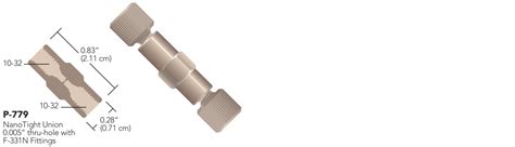 Hplc And Uhplc Connectors Biotech Fluidics