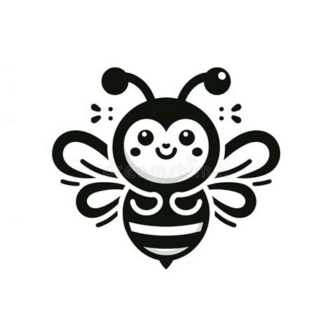 Cartoon Cute Bee Mascot Illustration Stock Vector Illustration Of