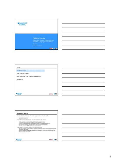 cmdb implementation barclays capital omdb pdf databases