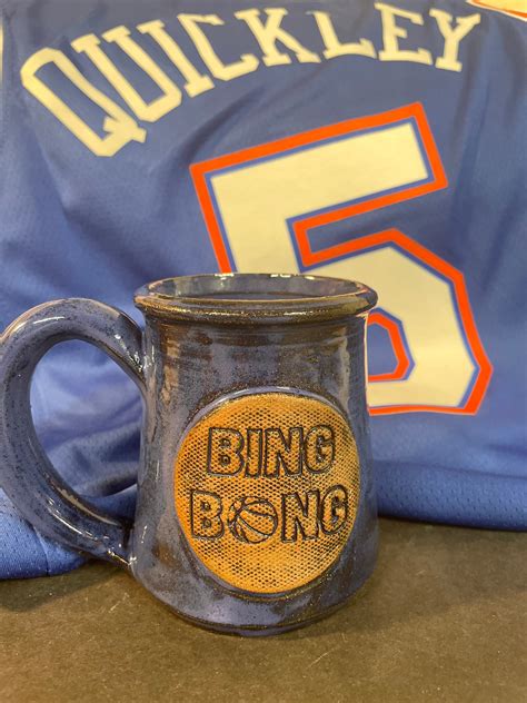 Handmade Ceramic Mug Ny Knicks T Bing Bong Etsy
