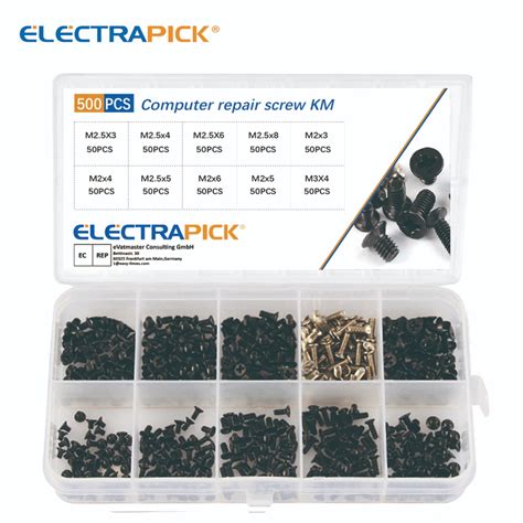 Electrapick Repair Laptop Computer Screw Kit Set 500 Pcs Shopee