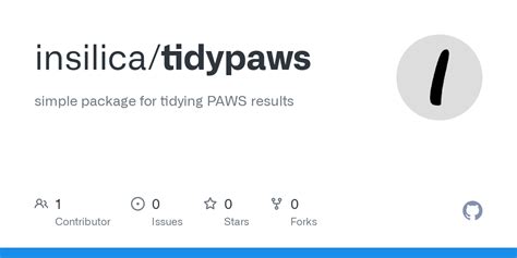 Github Insilica Tidypaws Simple Package For Tidying Paws Results
