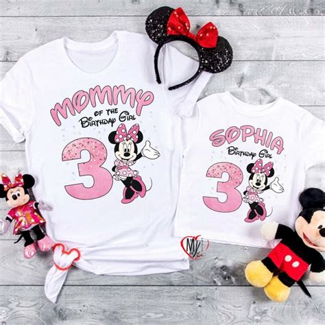 Minnie Mouse Birthday Shirt Custom Etsy