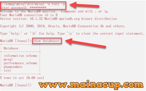 ใช้งาน Mysql ด้วย Command Line บน Windows 10 รับสอนเขียนโปรแกรม Php Mysql Php Codeigniter