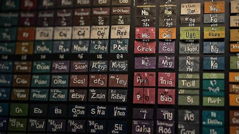 Premium Photo Detailed Closeup Periodic Table Elements Scientific