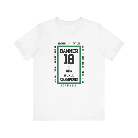 Boston Celtics Banner 18 Tshirt Celtics Fan T Champions Shirt Boston