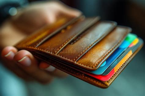 Male Hand Holding Wallet Not Have Budget Of Money To Pay No Have