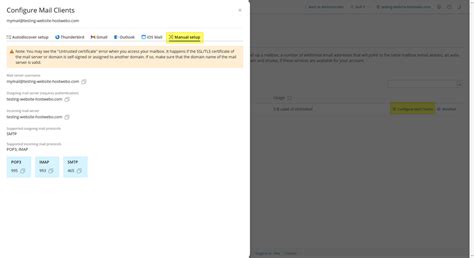 Configuring An Email Account On A Server With Plesk Hostwebo