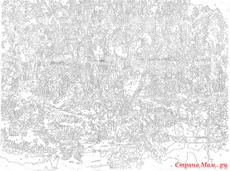 Осень Алмазная мозаика и Раскрашивание по номерам Страна Мам