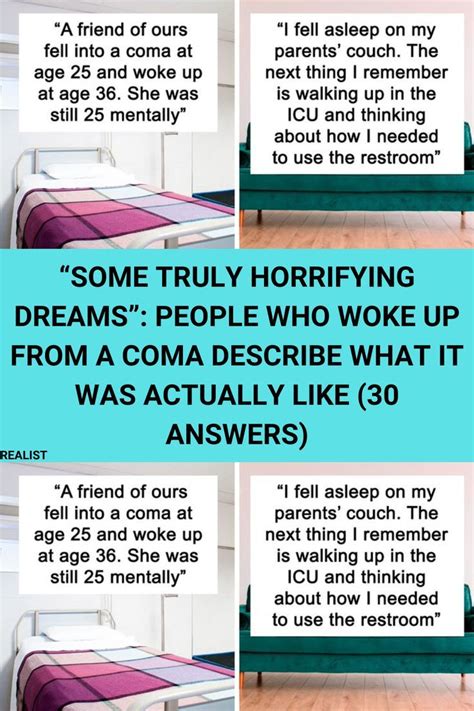 Some Truly Horrifying Dreams” People Who Woke Up From A Coma Describe