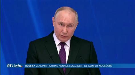 Dans Son Discours à La Nation Vladimir Poutine Met En Garde Loccident