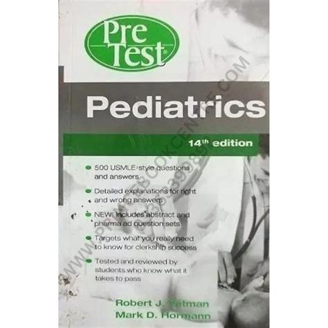 Pretest Pediatrics 14th Edition Prince Book Centre