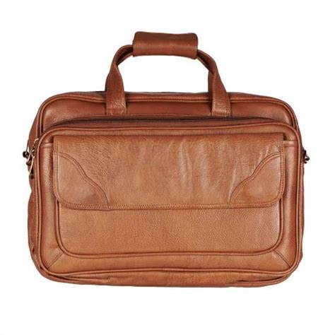 Brown Mentfl70 00070 Leather Office Bag At ₹ 2799 In Mumbai Id
