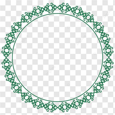 Round Shape Border 2 Vector Round Border Photo Frame Png And Vector