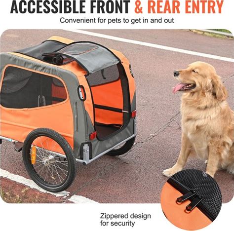 Luxe Fietskar Hondenaanhanger Met Jogger Functie 2in1 Opvouwbaar