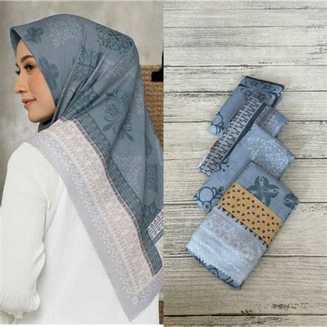Jual Hijab Voal Motif Hijab Kekinian Shopee Indonesia