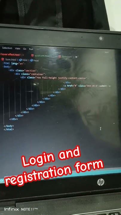 Modern login and registration form #coding #learnhtml5andcss3 #webdesign #htmlcssjs # ...