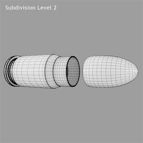 Mm Bullet D Model Ds Dae Fbx Obj Blend Free D