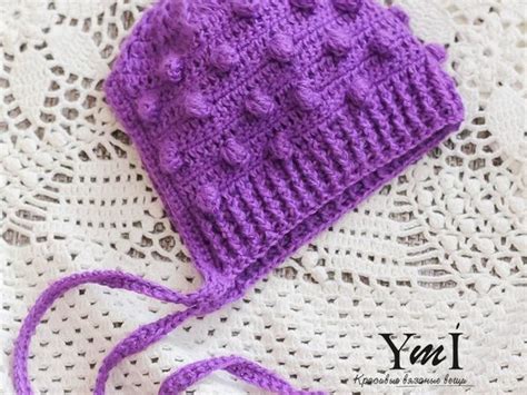 Вяжем стильный чепчик для новорожденного Мастер Классы в журнале Ярмарки Мастеров Вязание