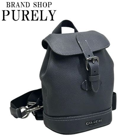 Coach コーチ バッグ メンズ ショルダーバッグ レザー ハドソン スモール パック スリングパック Cb929 Qbbhp ミッドナイト