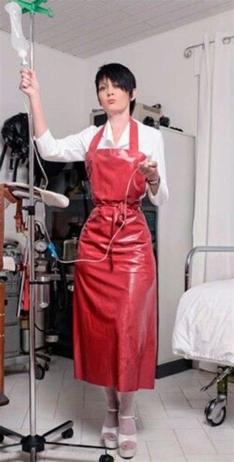 Latex Sissy Boi Plastic Aprons Pvc Apron Medical Uniforms Rubber