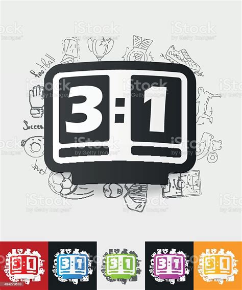 받으셨고 의사협회 종이 스티커별 손으로 그린 요소 각도에 대한 스톡 벡터 아트 및 기타 이미지 각도 경기장 그리기