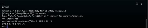 split sentences 사용 시 assertionerror 발생 Issue hyunwoongko kss GitHub