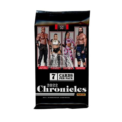 2022 Panini Chronicles WWE Wrestling Blaster Pack Steel City Collectibles