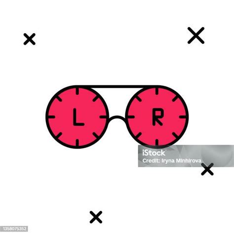 흰색 배경에 격리된 윤곽선 콘택트 렌즈 컨테이너 아이콘입니다 시력 관리 렌즈 위생 용기 벡터 가득 찬에 대한 스톡 벡터 아트 및 기타 이미지 Istock