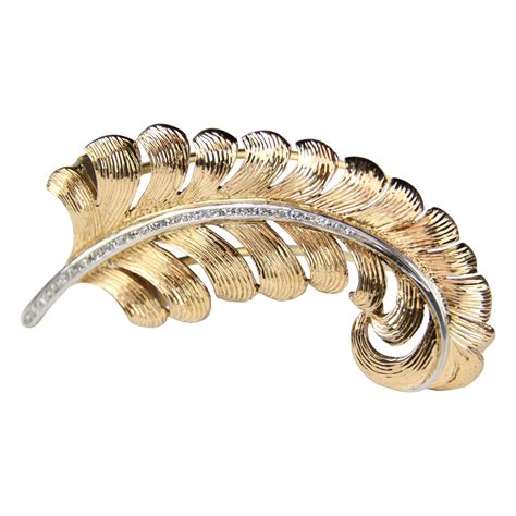 Tiffany And Co Dragonfly Pin With Diamonds And Pearls Set In Karat White Gold For Sale At