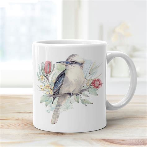 Personalised Mug Kookaburra Blue Box Ts