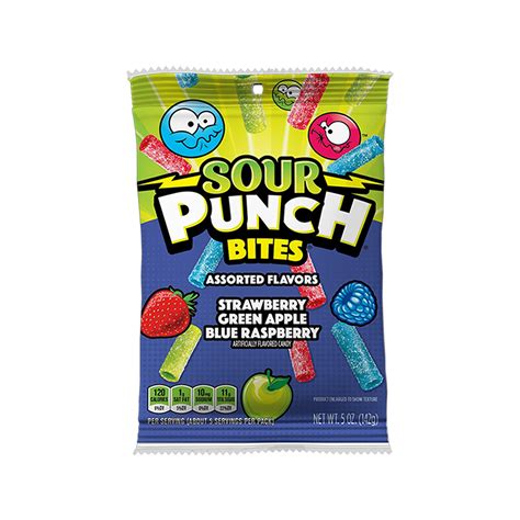 Sour Punch Bites Assorted 142g Wise Trading Group Sour Punch Bites Assorted 142g Wise Trading Group