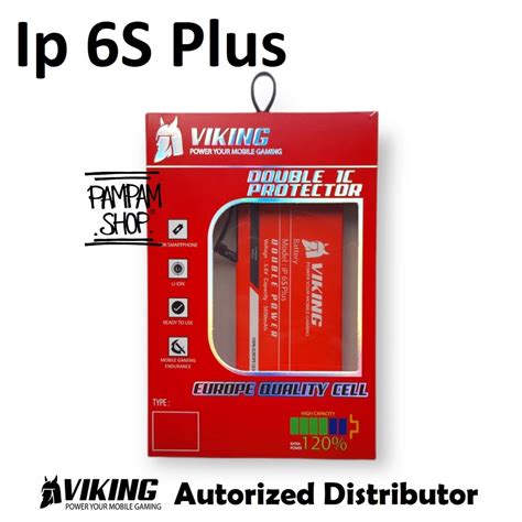 Jual Baterai VIKING Double Power For Ip S PLUS S Batre Batrai Battery Dual Power HP Iphone