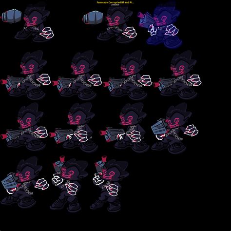 Fanmade Corrupted Bf And Pico Sprites Mod For Friday Night Funkin