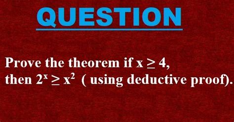 Prove The Theorem If X Then X X Using Deductive Proof M M R Cse