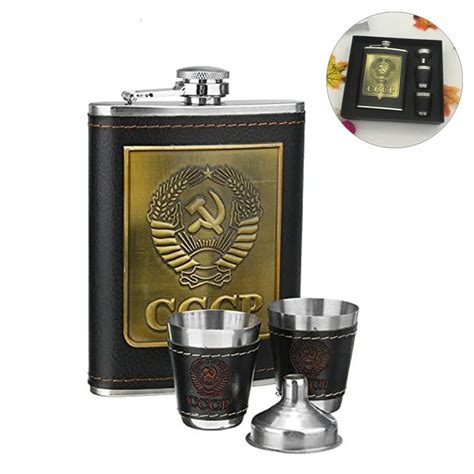 Flask With Cigarette Compartments 8oz Ounce Stainless Steel Vodka