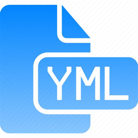 document file yml data storage folder format icon download on