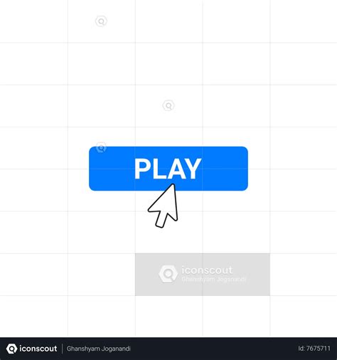 Play Button Click Animated Icon Download In Json Lottie Or Mp4 Format