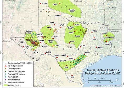 Texnet Records M And M Seismic Events In Reeves County Texas
