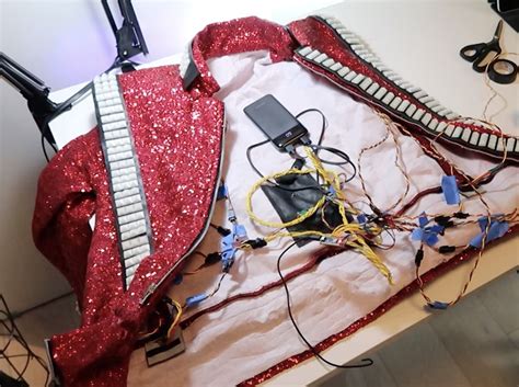 Thriller Inspired Led Lit Jacket Comes Just In Time For Halloween