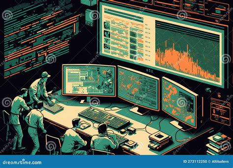Data Mining Operation With Teams Of Data Miners Analyzing Massive Amounts Of Structured And