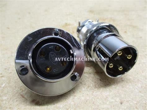 PLT304PM PLT304RF PLT Apex Connector With 4 Pin Set