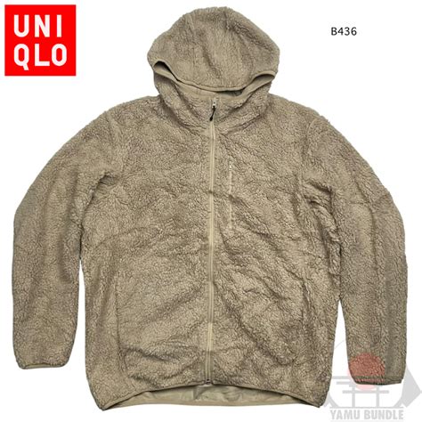 เสื้อแจ็คเก็ต Uniqlo ขนแกะ กันหนาว ผ้าฟลีซ Fleece Size Xl ผช ผญ Shopee Thailand