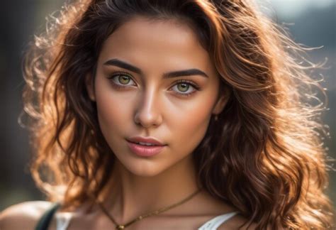 Premium Photo A Portrait Of Breathtakingly Gorgeous Exotic Beautiful